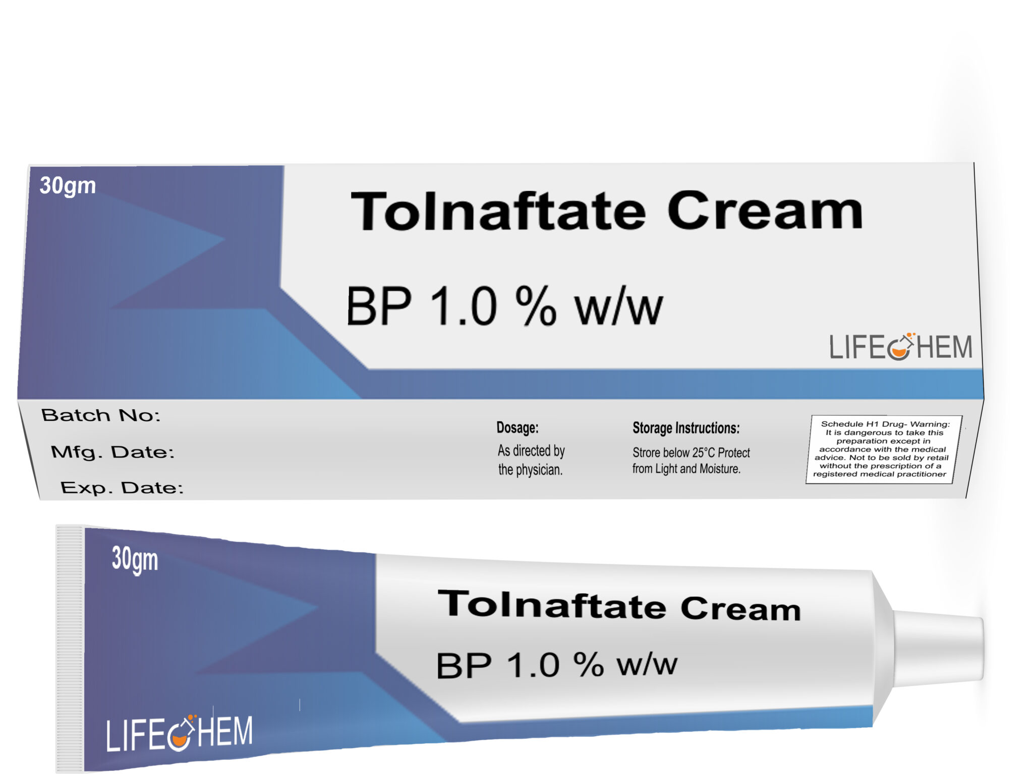 Tolnaftate Cream - Lifechem Healthcare